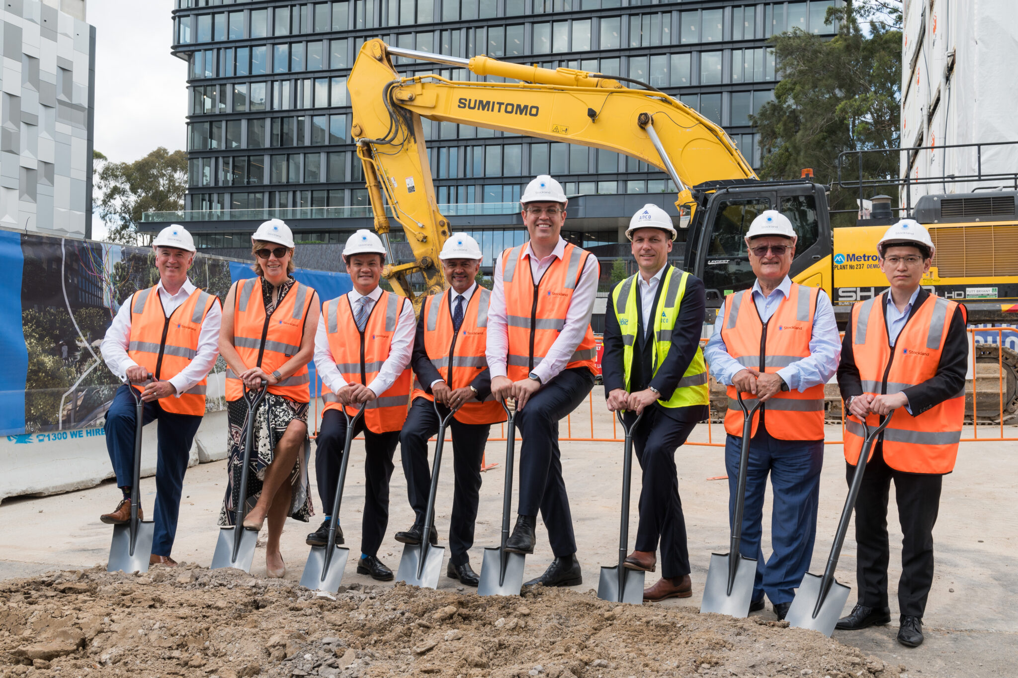 Sod Turning Marks Start of MPark Construction | ADCO